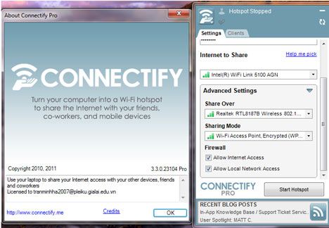 All You Like | Connectify Pro 3.6.0.24540